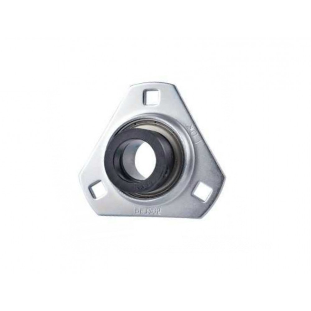 SAPFT205 Metric Pressed Steel Three Bolt Triangle Flange Housing With a ...